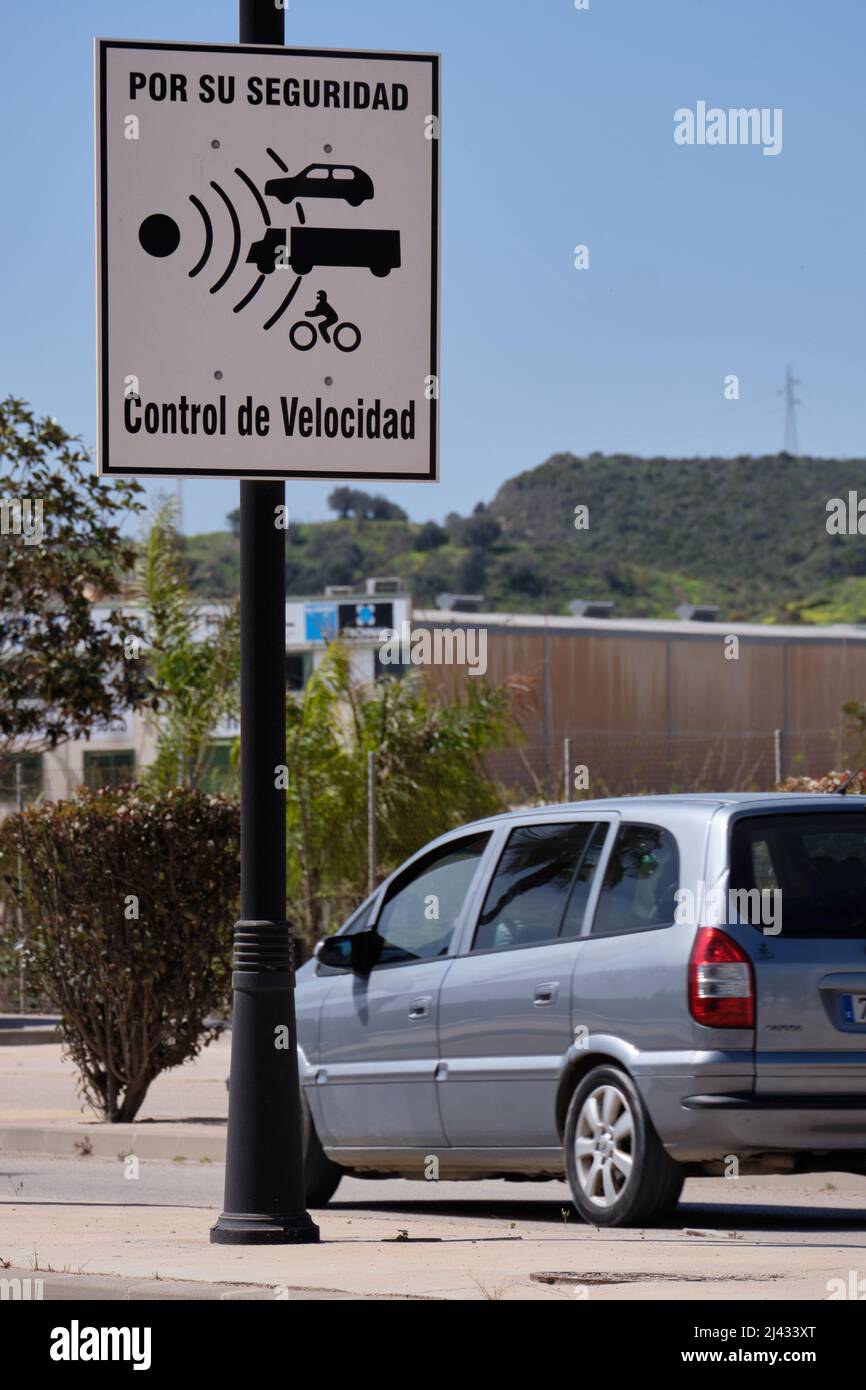 Speed control radar sign hi-res stock photography and images - Alamy