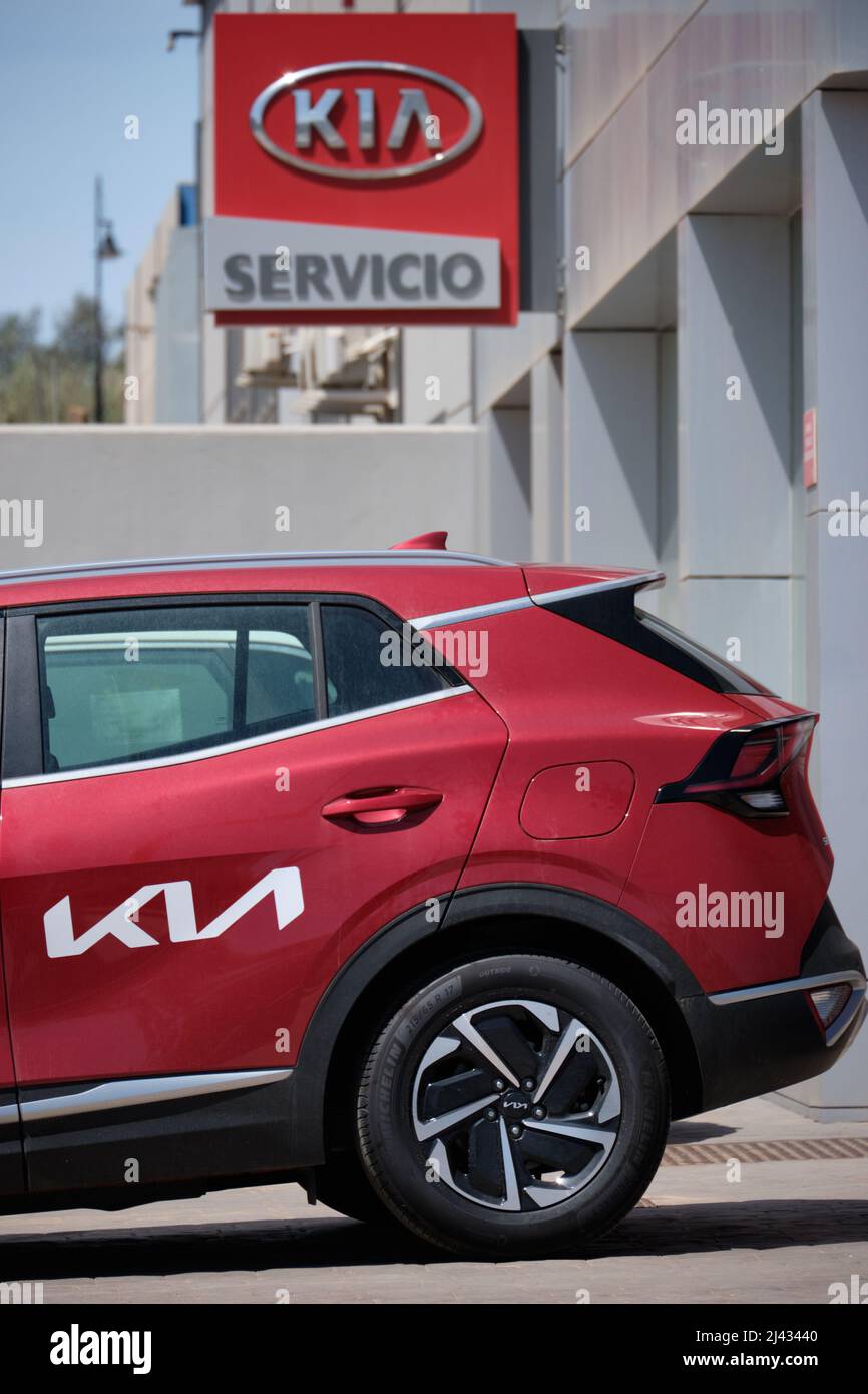 Kia dealership in Fuengirola, Malaga, Spain Stock Photo - Alamy