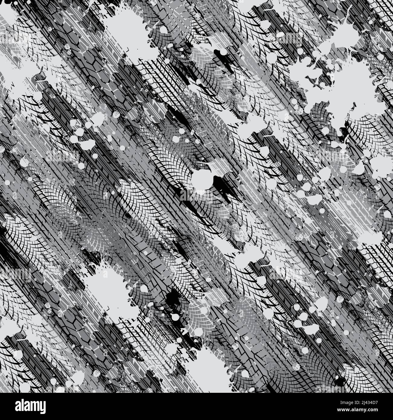Grey colors tire tracks background Stock Vector Image & Art - Alamy