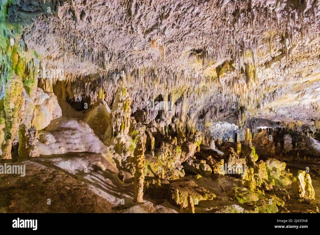 Snezhanka is a show cave in the Rhodope Mountains, 5 km away from the ...