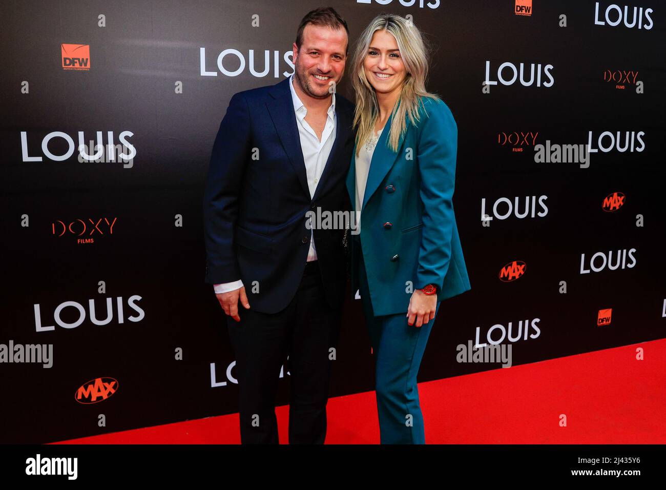 AMSTERDAM, NETHERLANDS - APRIL 11: Rafael van der Vaart and Estavana ...