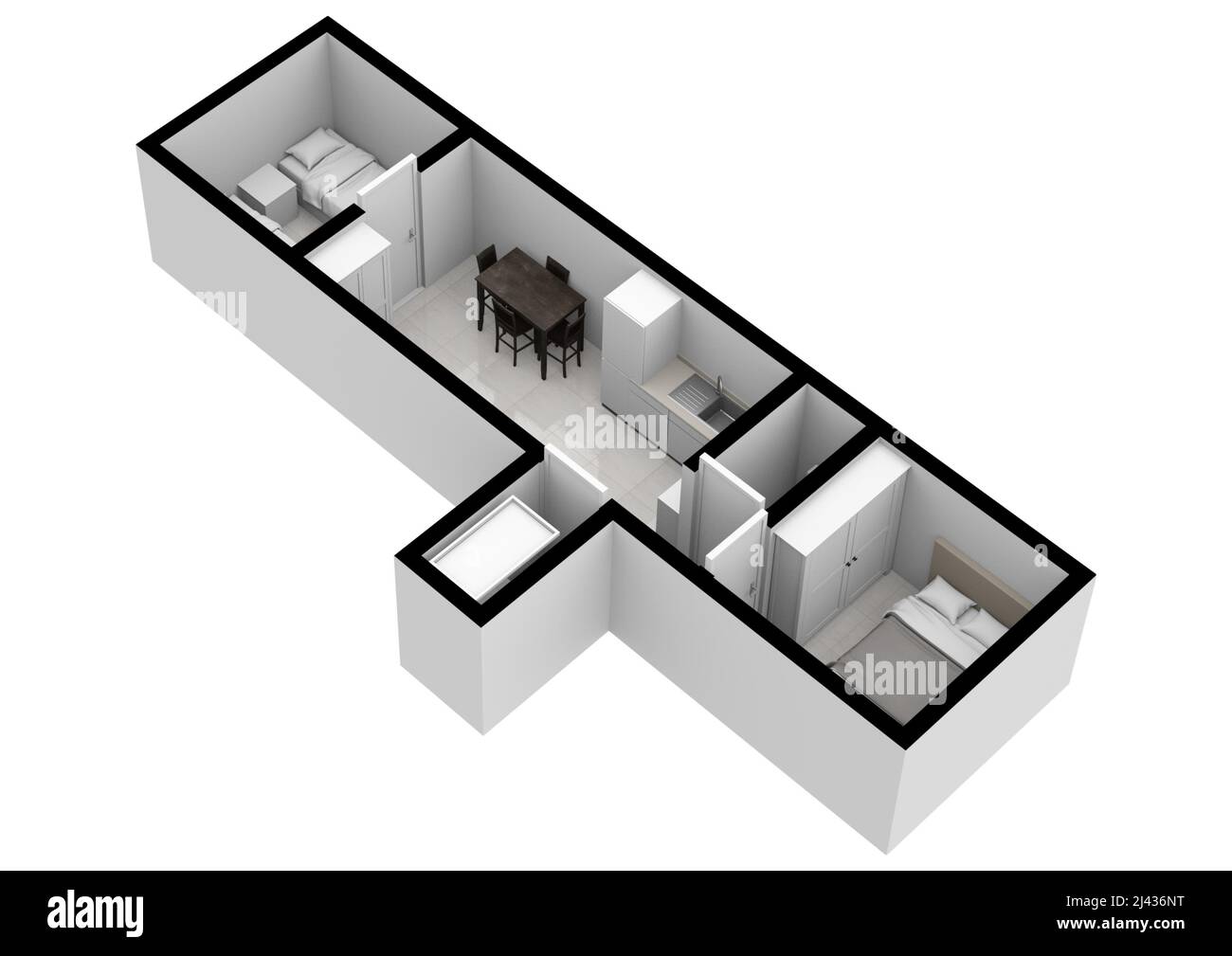 Underground bunker. Bunker. Bunker floor plan. Bunker floor plan. 3D ...