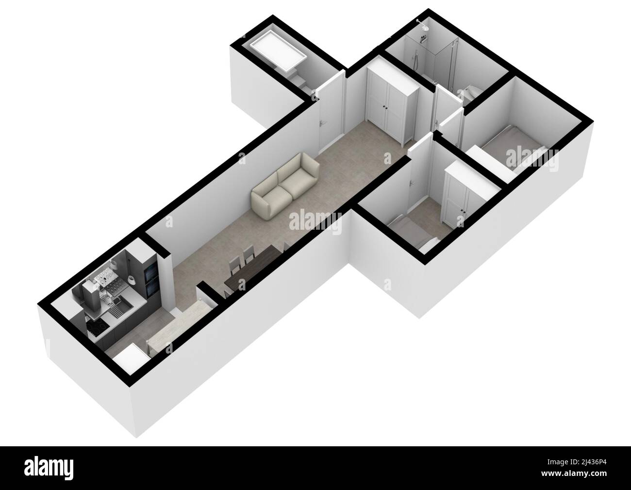 Underground bunker. Bunker. Bunker floor plan. Bunker floor plan. 3D ...
