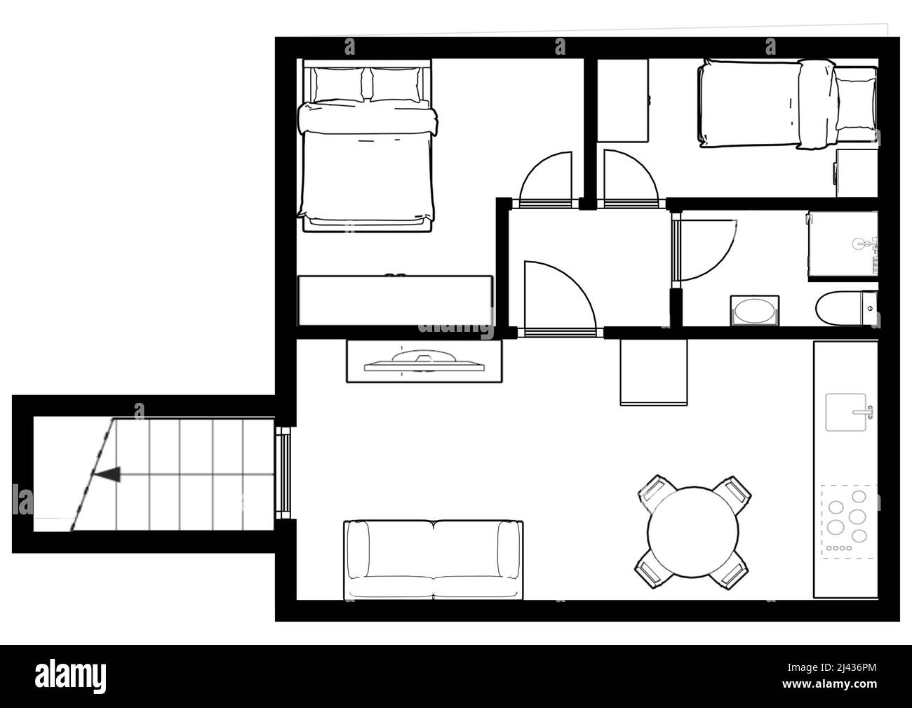 Underground bunker. Bunker. Bunker floor plan. Bunker floor plan. 3D ...