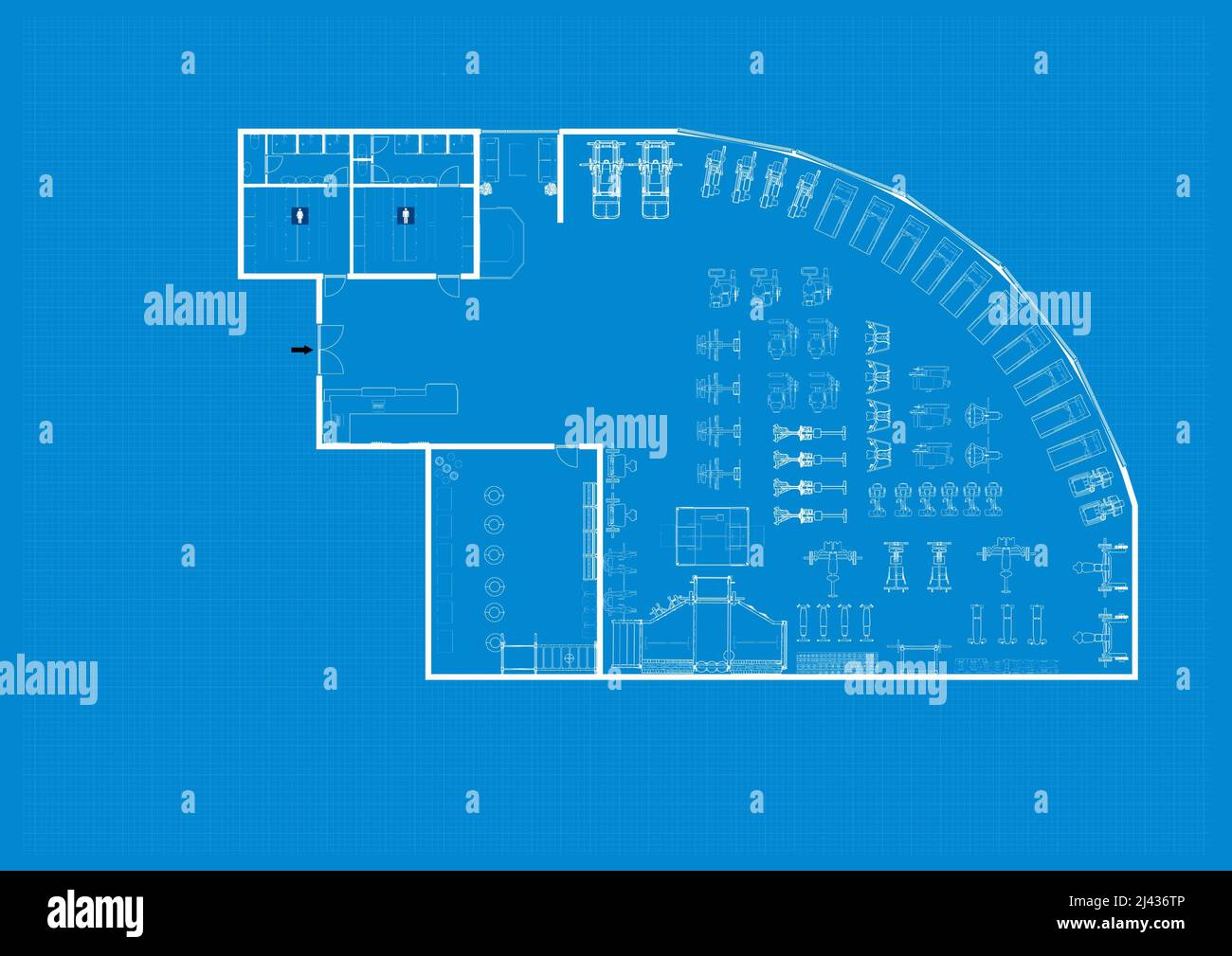 Floor plan gym. Fitness center 3d illustration. Fitness. Gym. Fitness ...