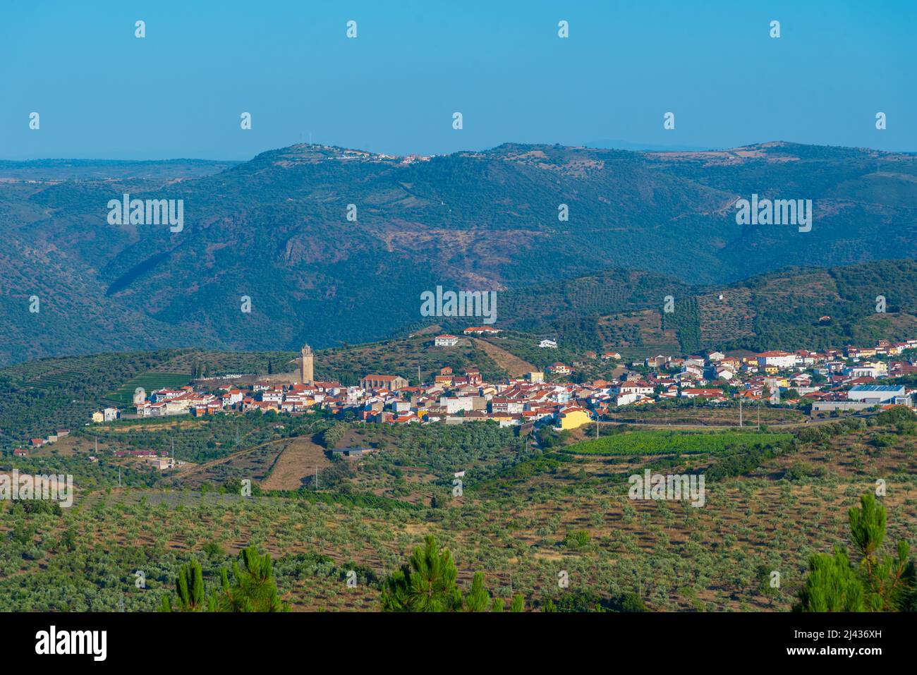 Freixo de Espada a Cinta village in Portugal Stock Photo - Alamy