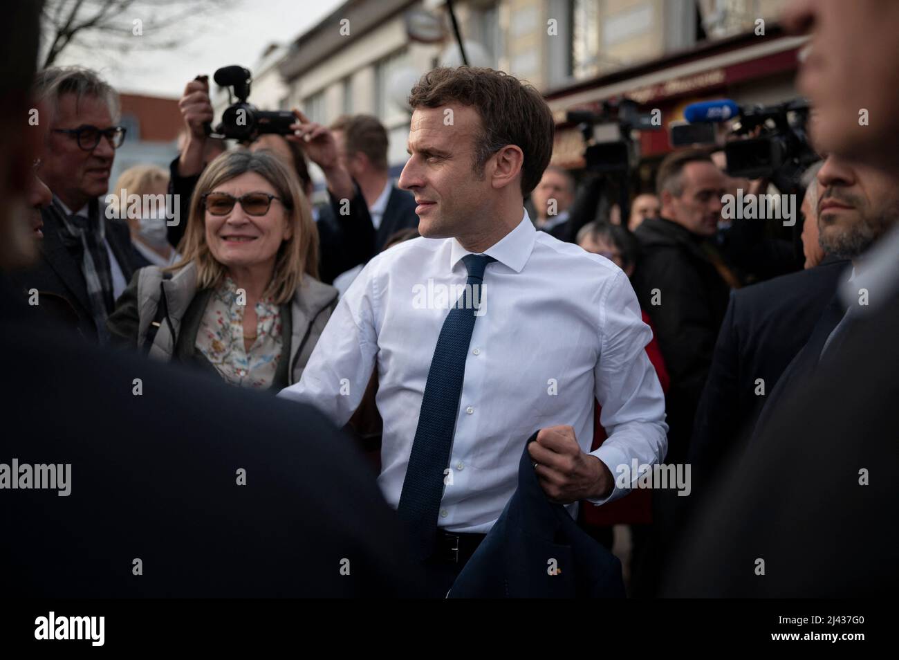 France's President and French liberal party La Republique en Marche ...