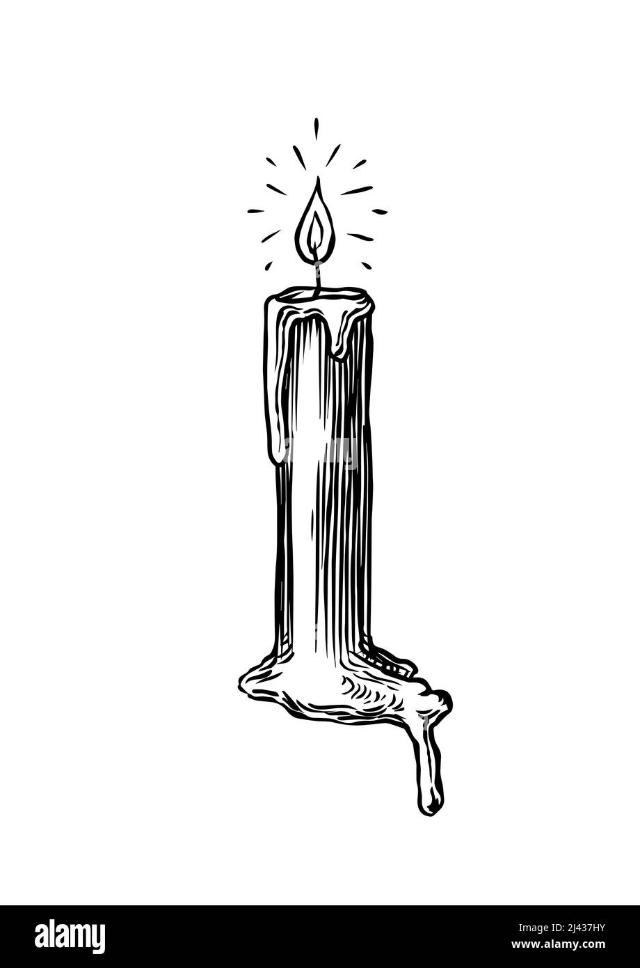 Candle Flame Sketches