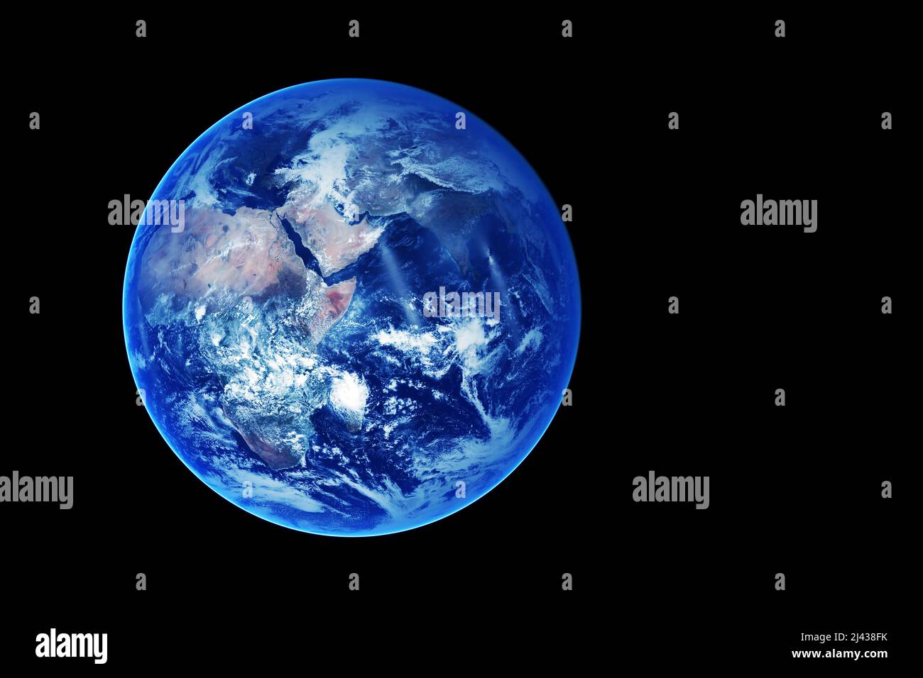Planet Earth from space on a dark background. Elements of this image ...