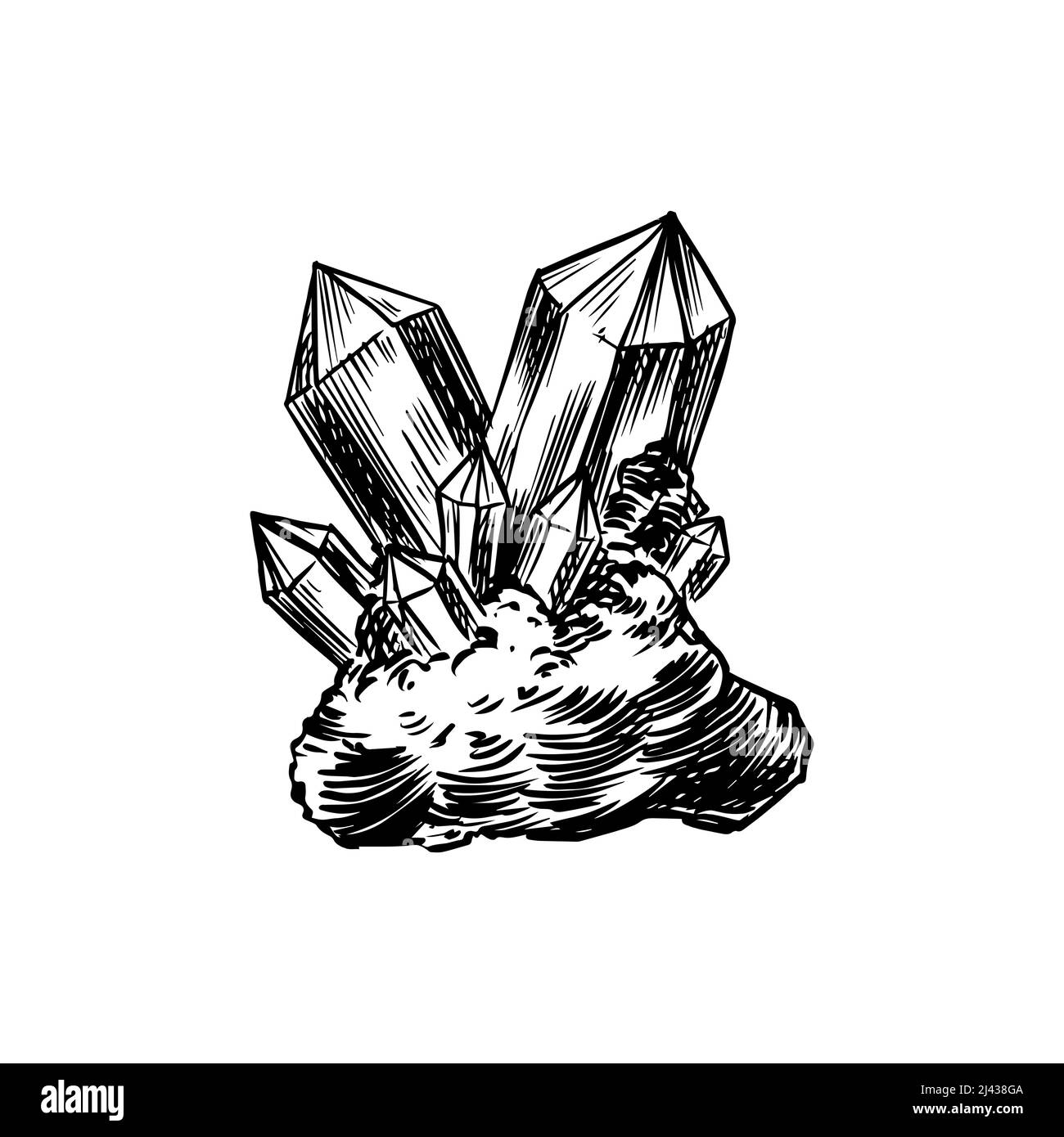 Vintage Crystal Illustration