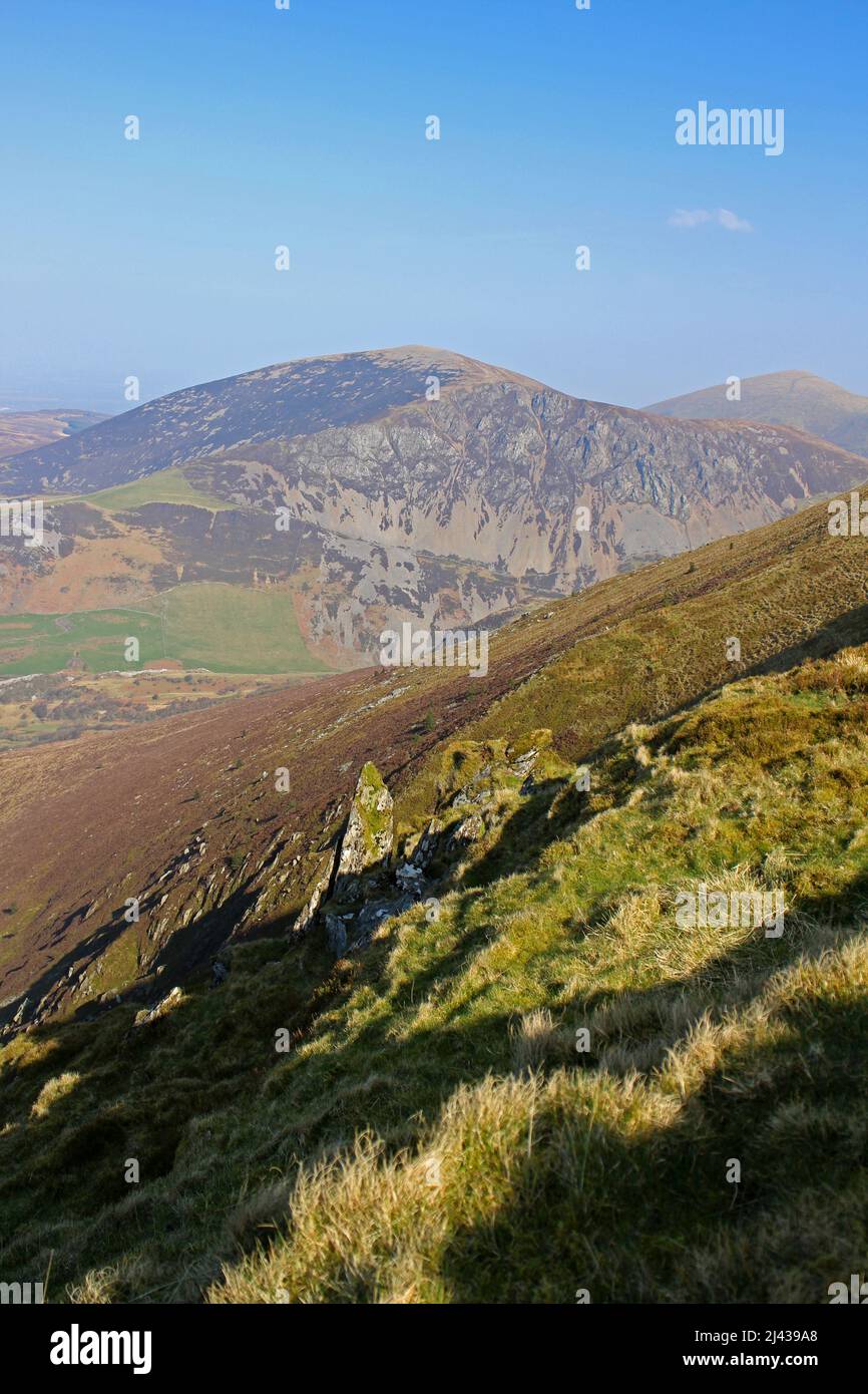 Mynydd Mawr from Nantlle Ridge, Snowdonia Stock Photo - Alamy