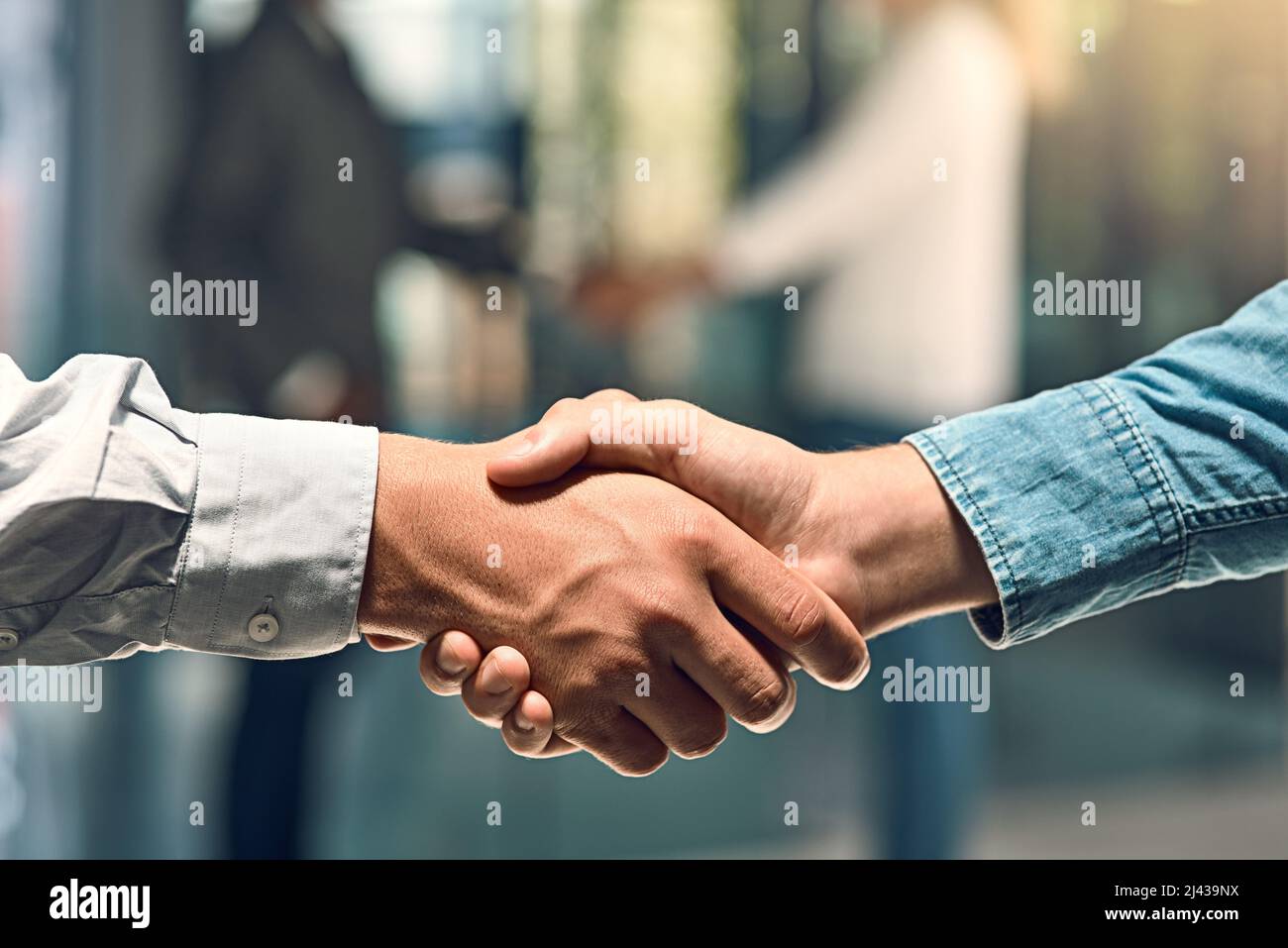 Man office respect two hi-res stock photography and images - Alamy
