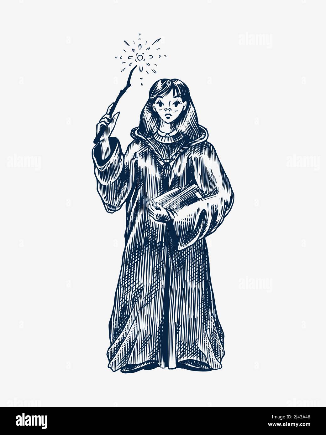 Vintage little girl fairy hi-res stock photography and images - Alamy