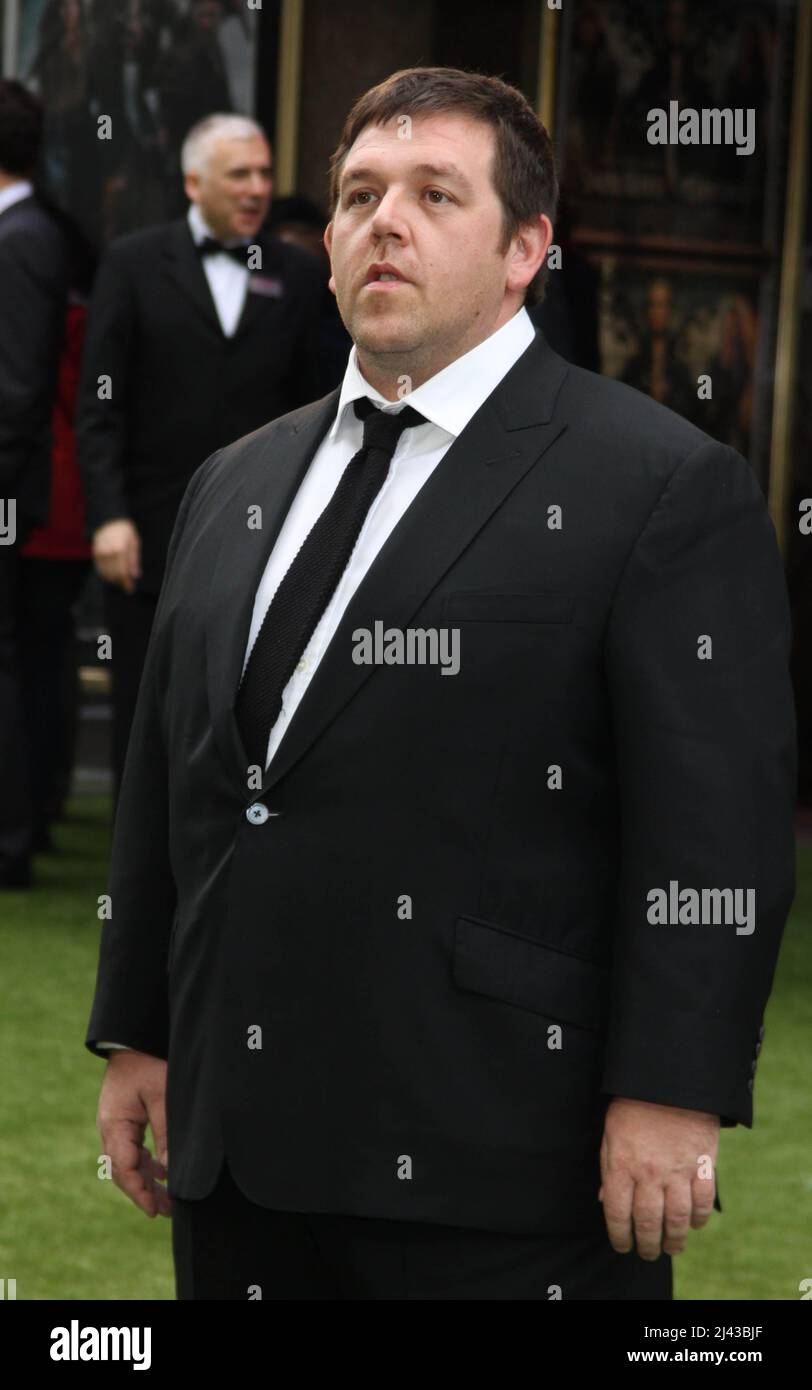 London, UK. Nick Frost at the World Premiere of Snow White and the ...