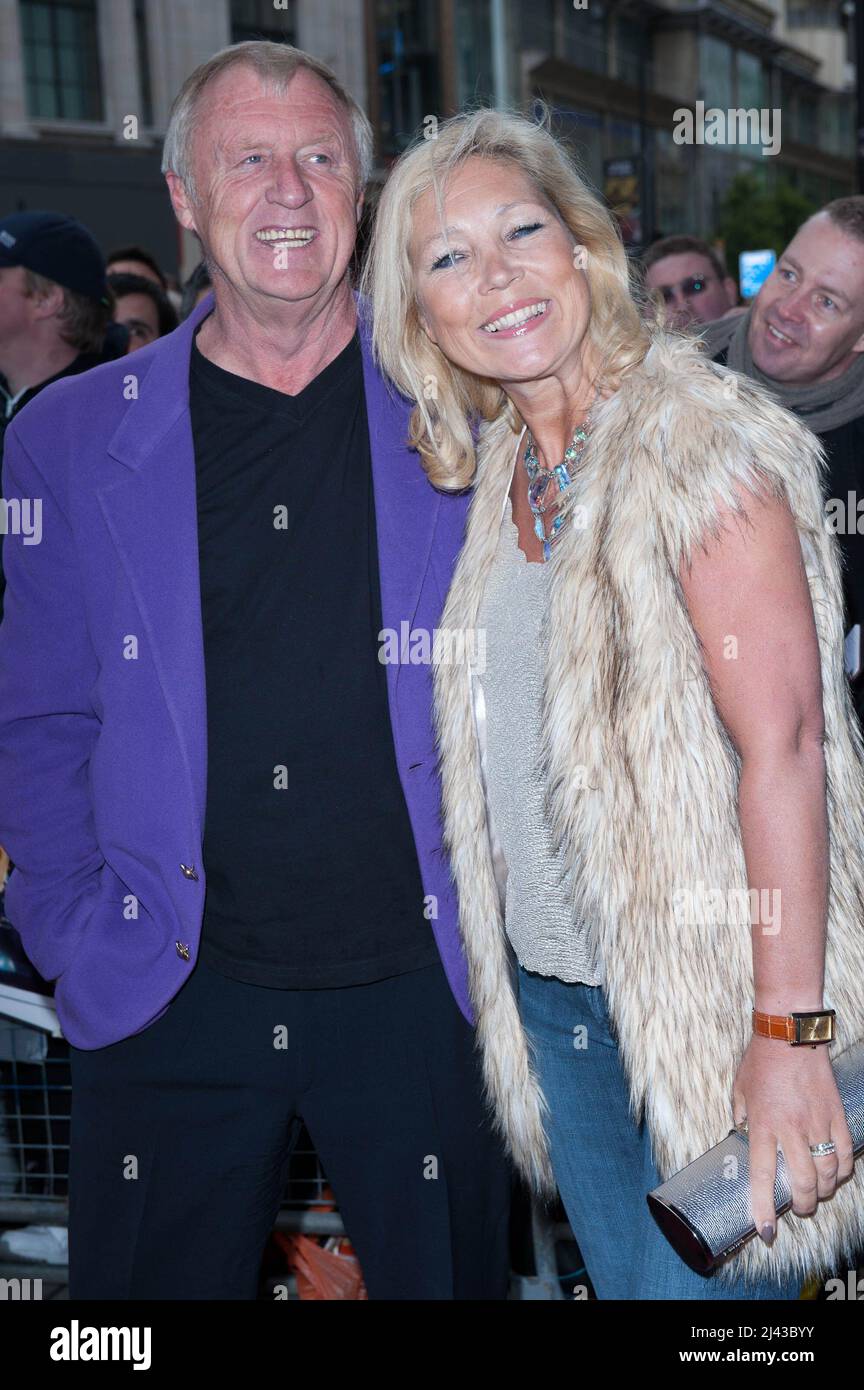 London, UK. Chris Tarrant and partner at the 10th Anniversary ...