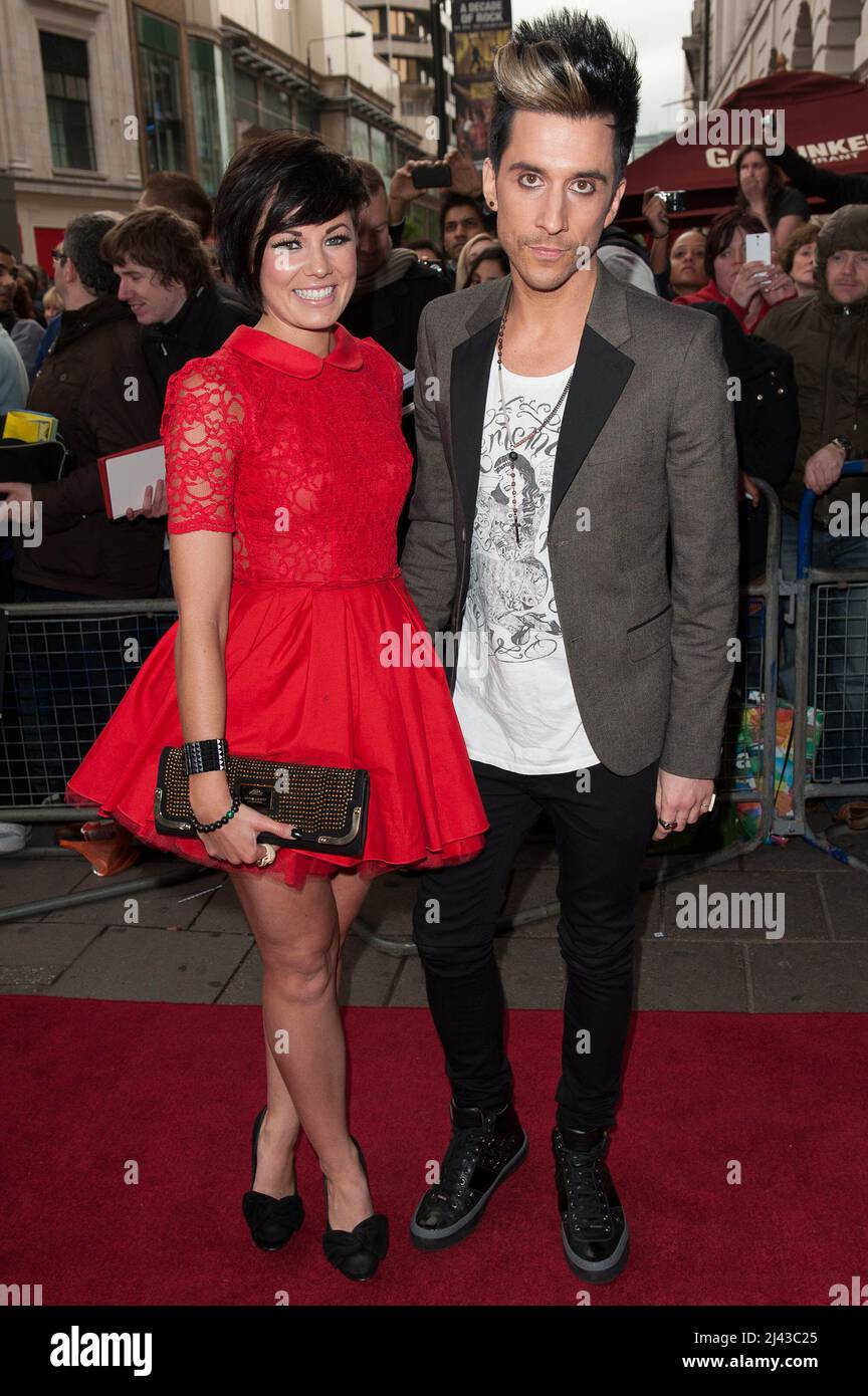 London, UK. Russell Kane and girlfriend at the 10th Anniversary ...