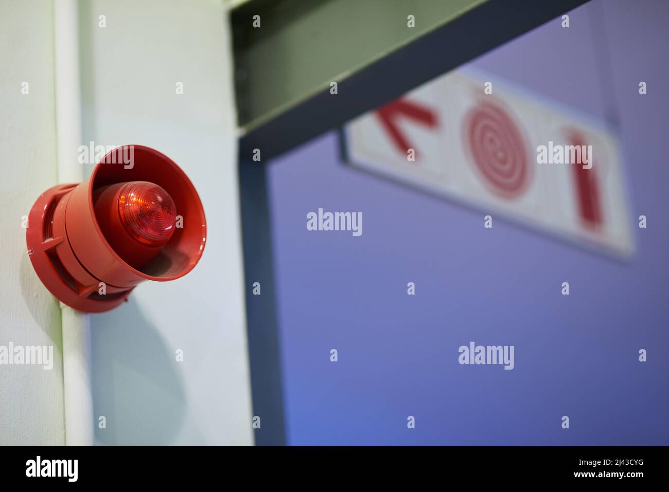Emergency siren. Shot of a siren speaker on a wall Stock Photo - Alamy