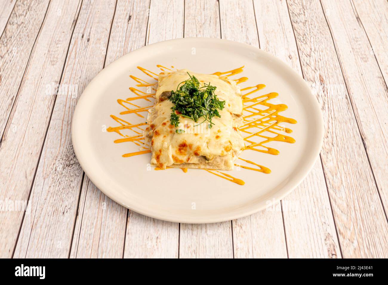 Lasagna is a type of pasta. It is often served in overlapping sheets ...