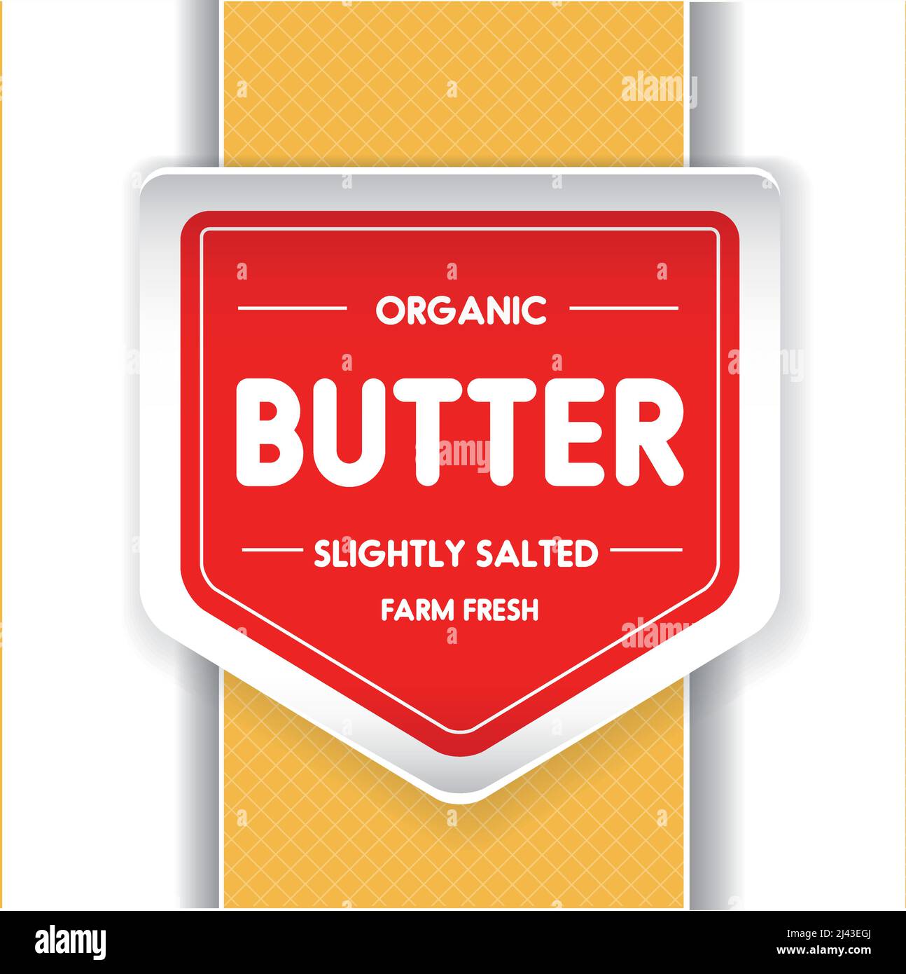Butter label vector Stock Vector Image & Art - Alamy