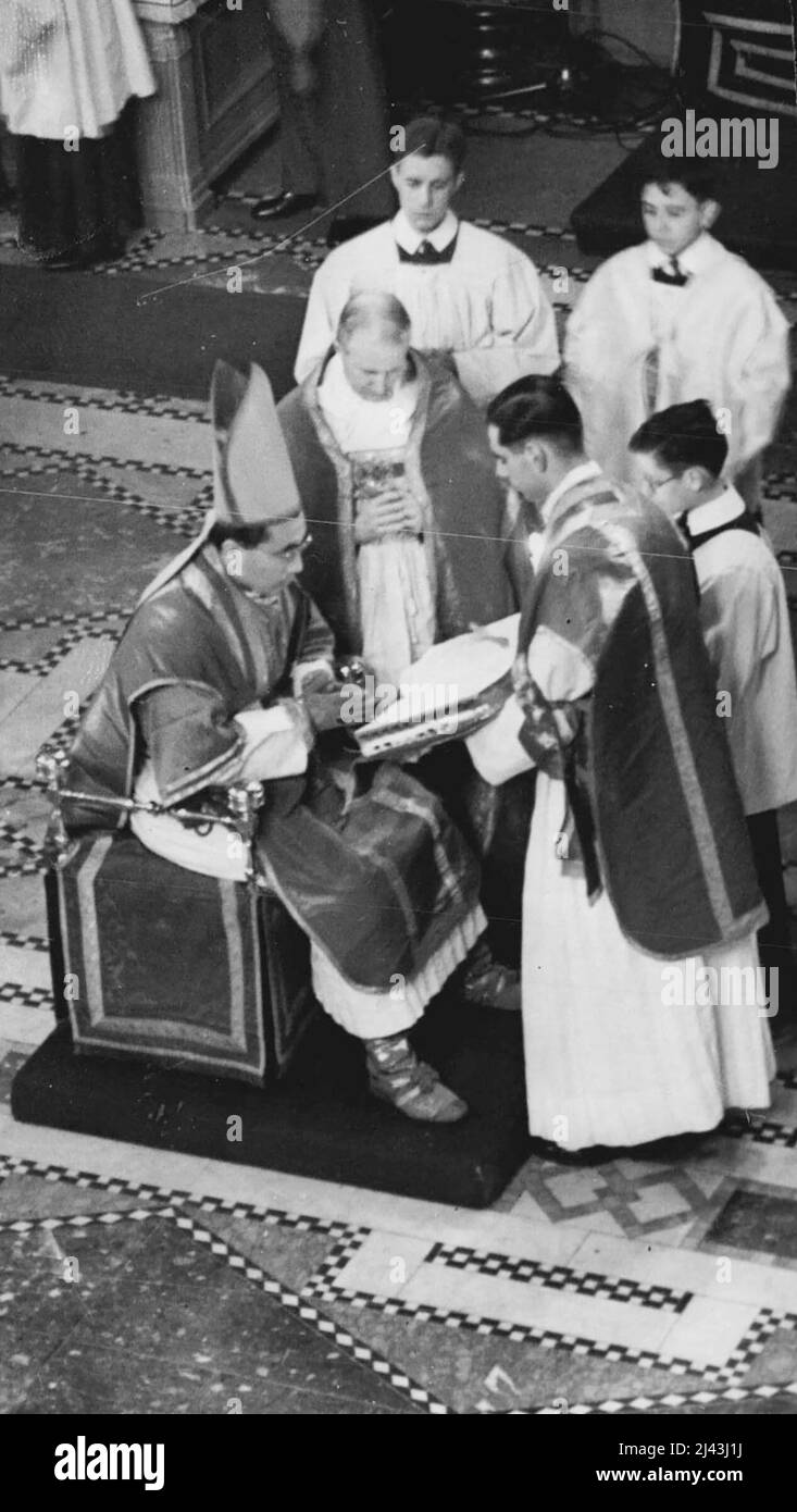 Bishop Celebrates Mass In Westminster Cathedral -- ***** invitation of ...
