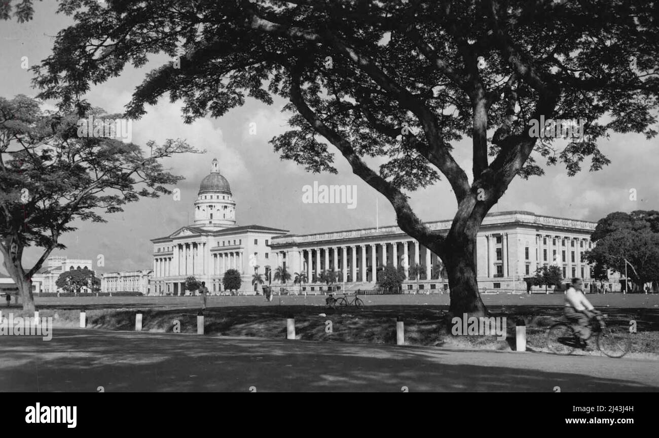 Singapore historical black and white hi-res stock photography and ...