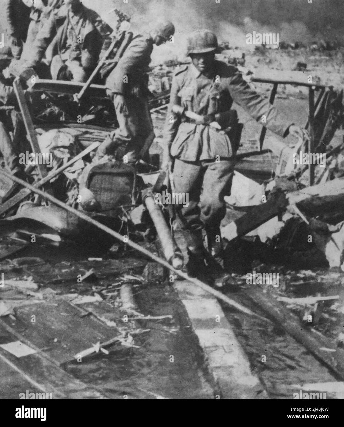 A Dramatic Picture Of Germans Crossing The Don. Just Received In London ...