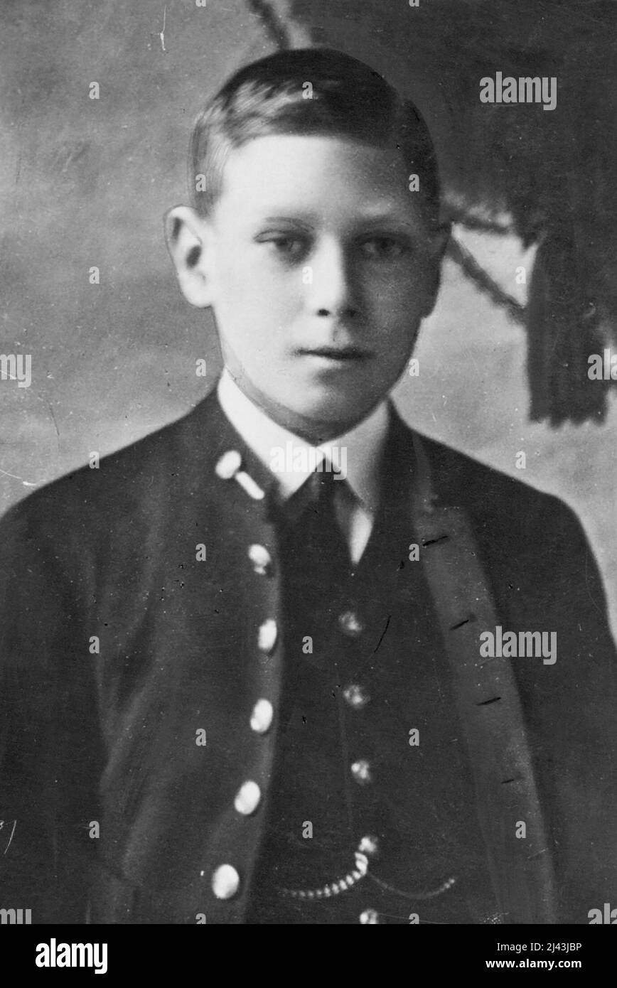 The Boyhood of King George VI: King George VI in cadet's uniform while ...