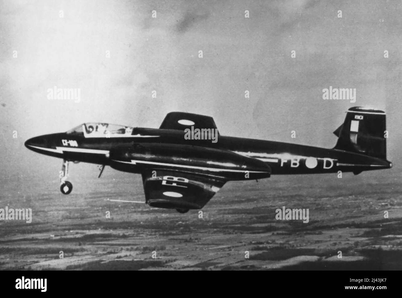 New Canadian Jet Fighter Takes To The Air -- The twin-jet Avro CF-100 ...