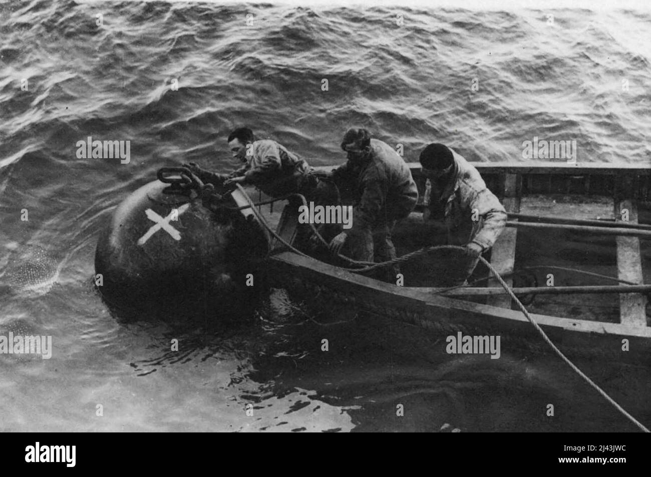 Boom Defense - British Navy. November 1, 1943 Stock Photo - Alamy