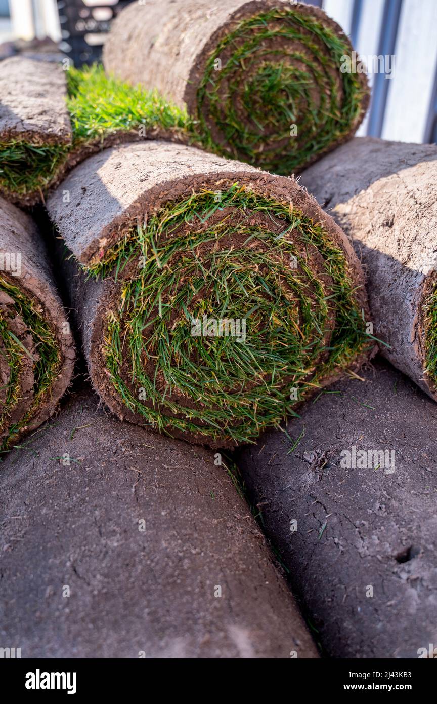 Turf wall reconstruction hi-res stock photography and images - Alamy