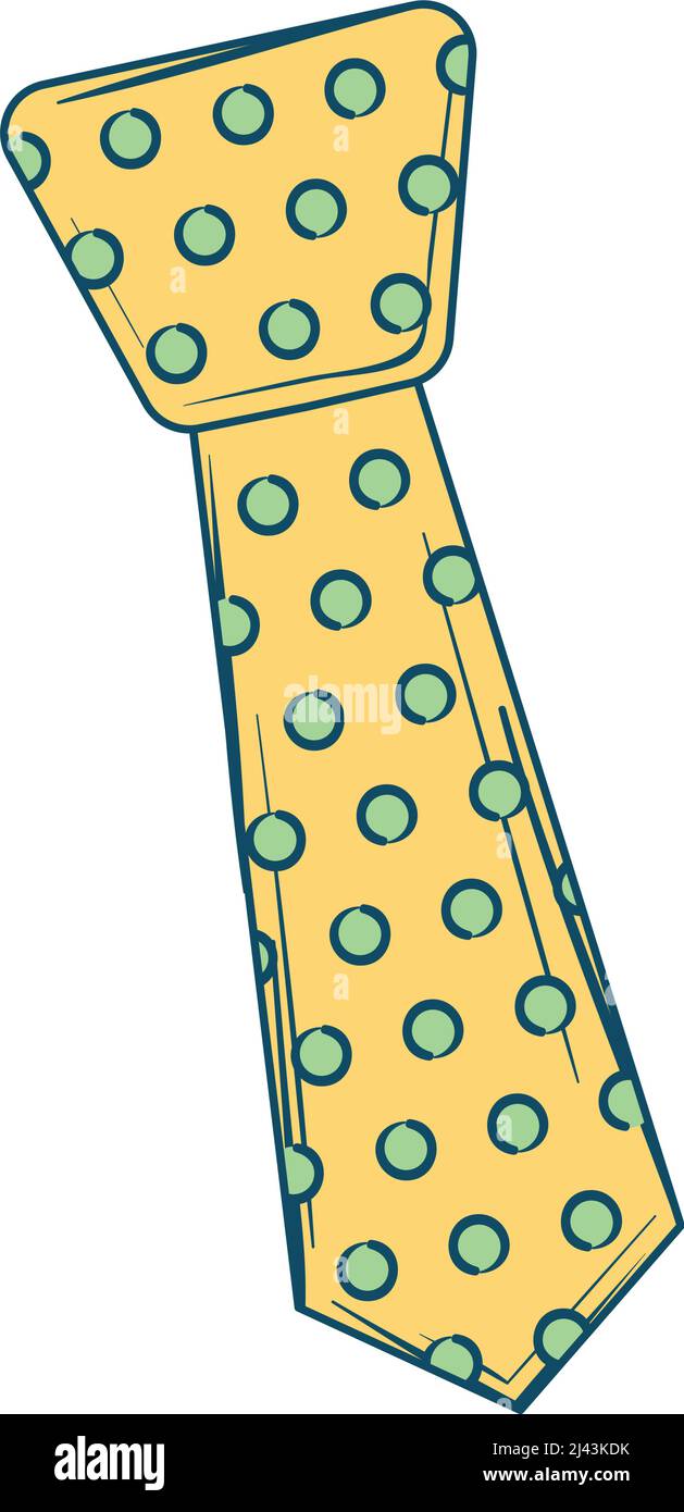 Isolated sketch of a necktie Vector Stock Vector Image & Art - Alamy