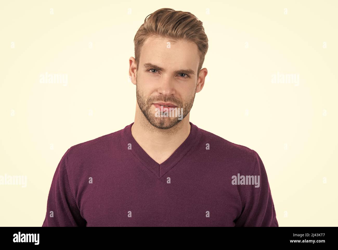 Stylish short haircut hi-res stock photography and images - Alamy
