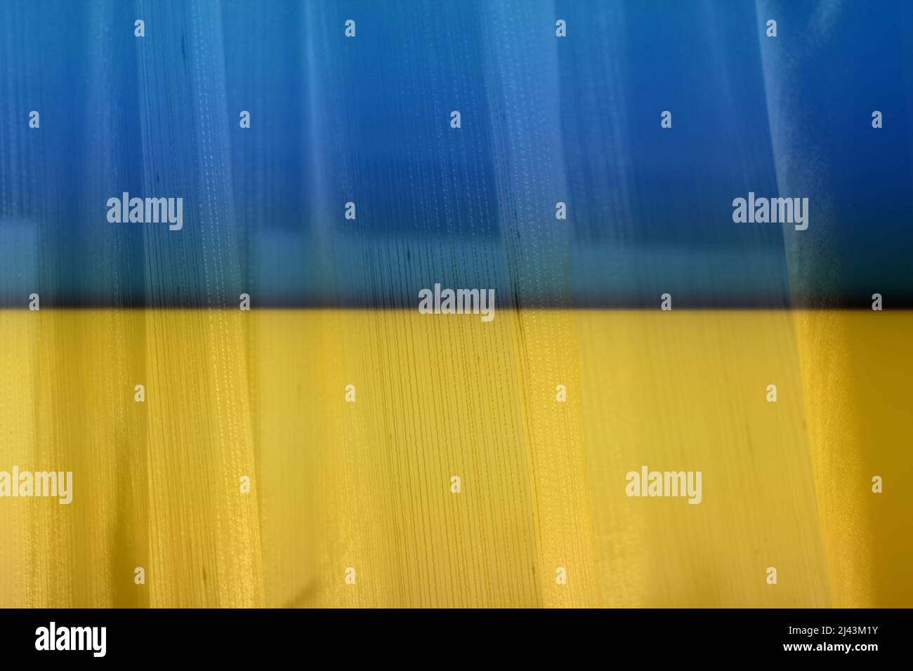 Flying ukrainian flag sun hi-res stock photography and images - Alamy