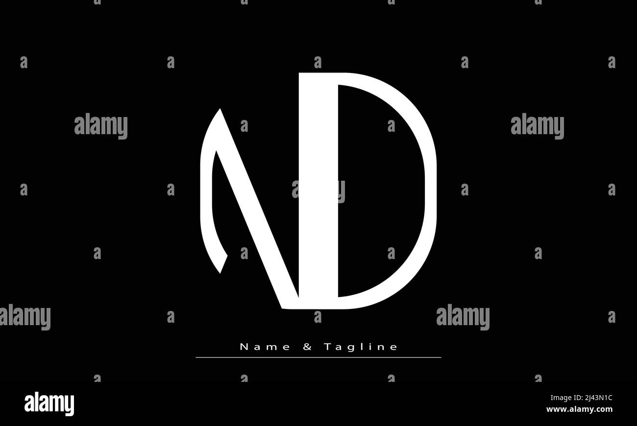 Nd alphabet Black and White Stock Photos & Images - Alamy