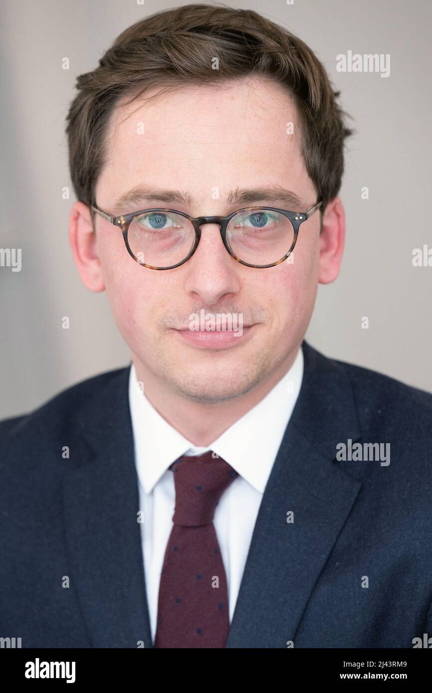 Lawyer Romain Dieudonne poses at her office, on March 21, 2022 in Paris ...