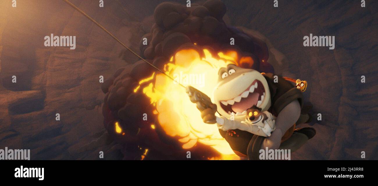 THE BAD GUYS, from left: Mr. Shark (voice: Craig Robinson), Mr. Wolf ...