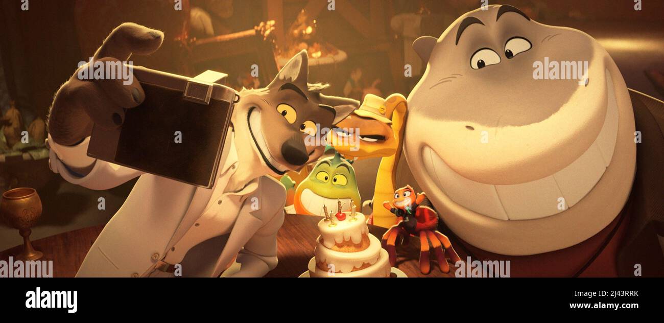 The Bad Guys From Left Mr Wolf Voice Sam Rockwell Mr Piranha Voice Anthony Ramos Mr