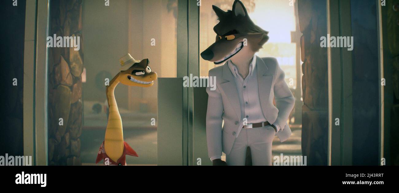 THE BAD GUYS, from left: Mr. Snake (voice: Marc Maron), Mr. Wolf (voice ...