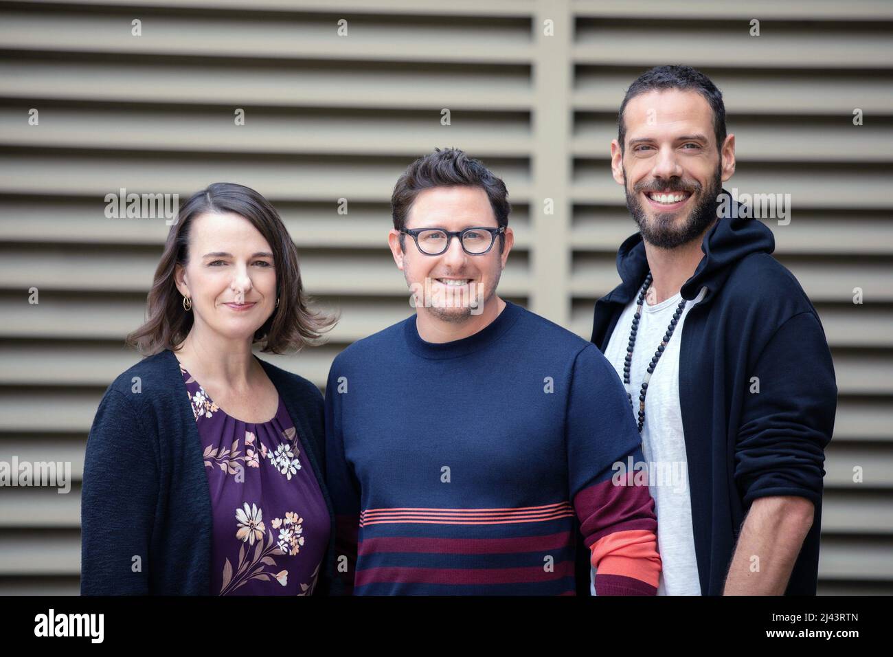 THE BAD GUYS, from left: producer Rebecca Huntley, producer Damon Ross ...