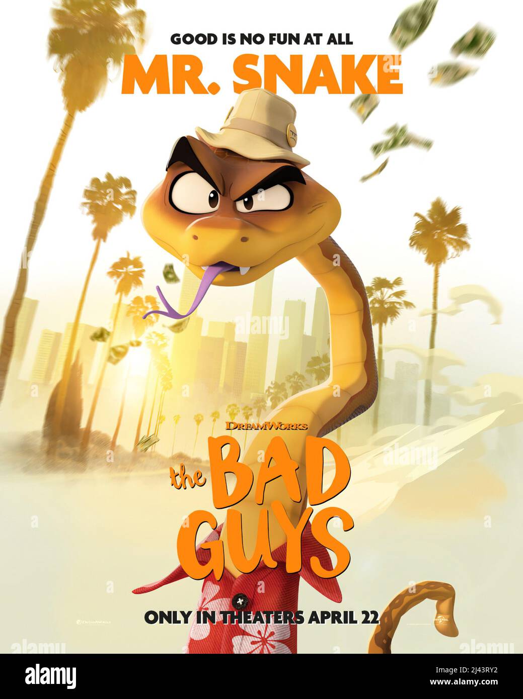 THE BAD GUYS, character poster, Mr. Snake (voice: Marc Maron), 2022 ...