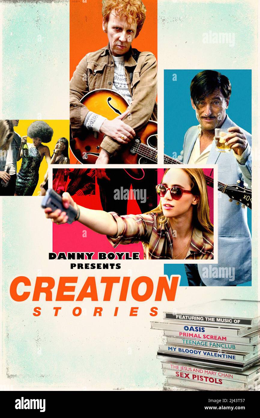 CREATION STORIES, poster, Ewen Bremner (top), Suki Waterhouse (bottom ...