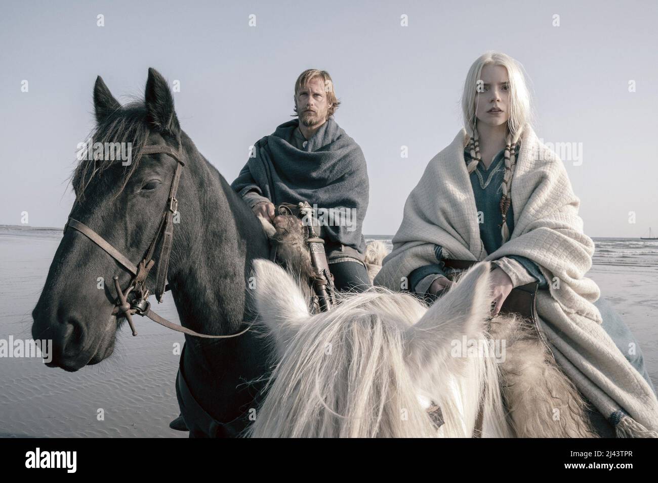 THE NORTHMAN, from left: Alexander Skarsgard, Anya Taylor-Joy, 2022. ph ...