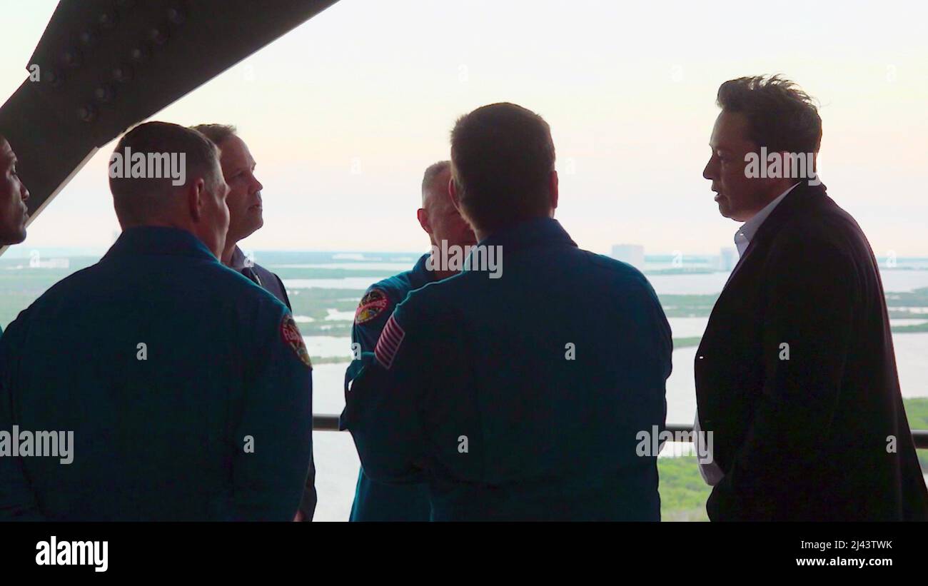 RETURN TO SPACE, Elon Musk (right), 2022. © Netflix / Courtesy Everett ...