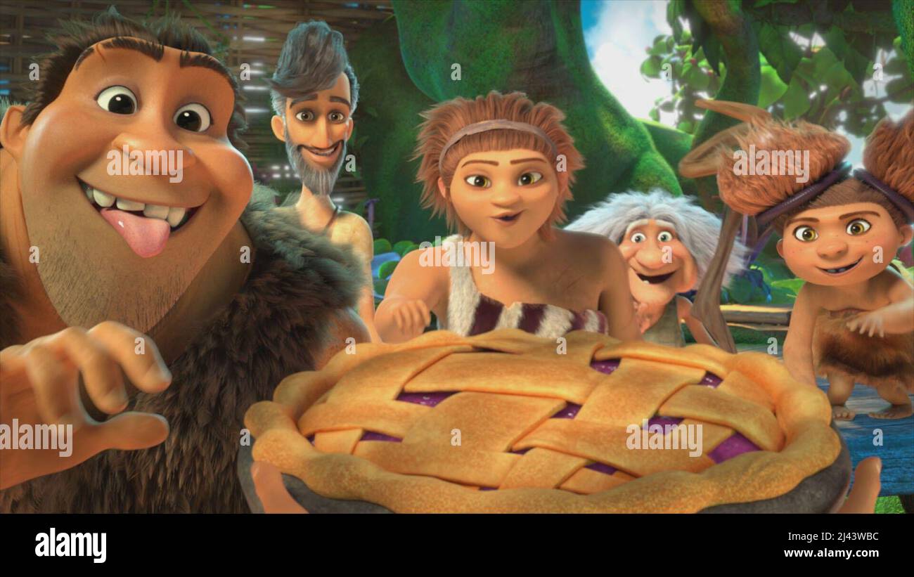 THE CROODS: FAMILY TREE, from left: Grug Crood (voice: Kiff ...