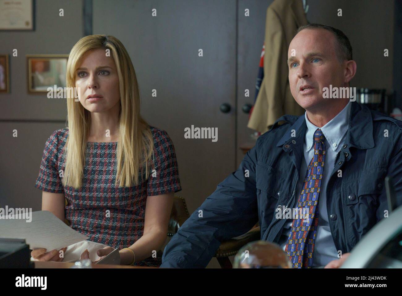THE GIRL FROM PLAINVILLE, from left: Cara Buono as Gail Carter, Kai ...