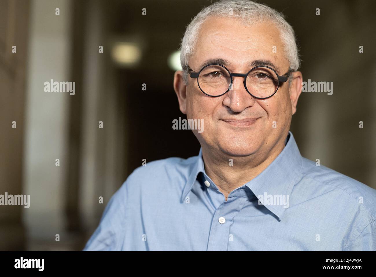 Lawyer Me Gerard Chemla poses at the courthouse, on March 31, 2022 in ...