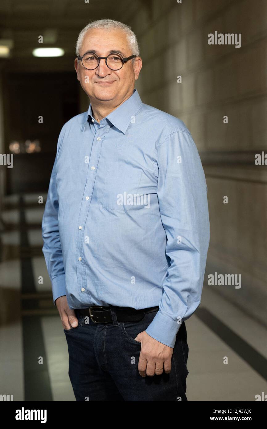 Lawyer Me Gerard Chemla poses at the courthouse, on March 31, 2022 in ...