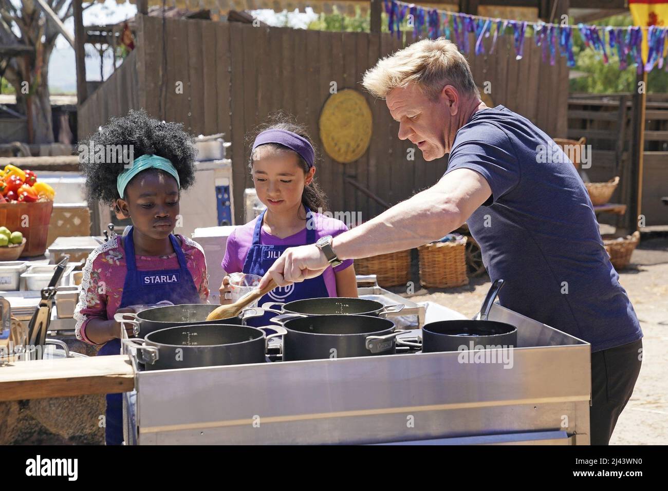 MASTERCHEF JUNIOR, from left: contestants Starla Chapman, Jillian Maher ...