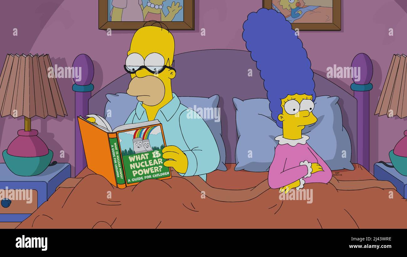 THE SIMPSONS, from left: Homer Simpson (voice: Dan Castellaneta), Marge ...