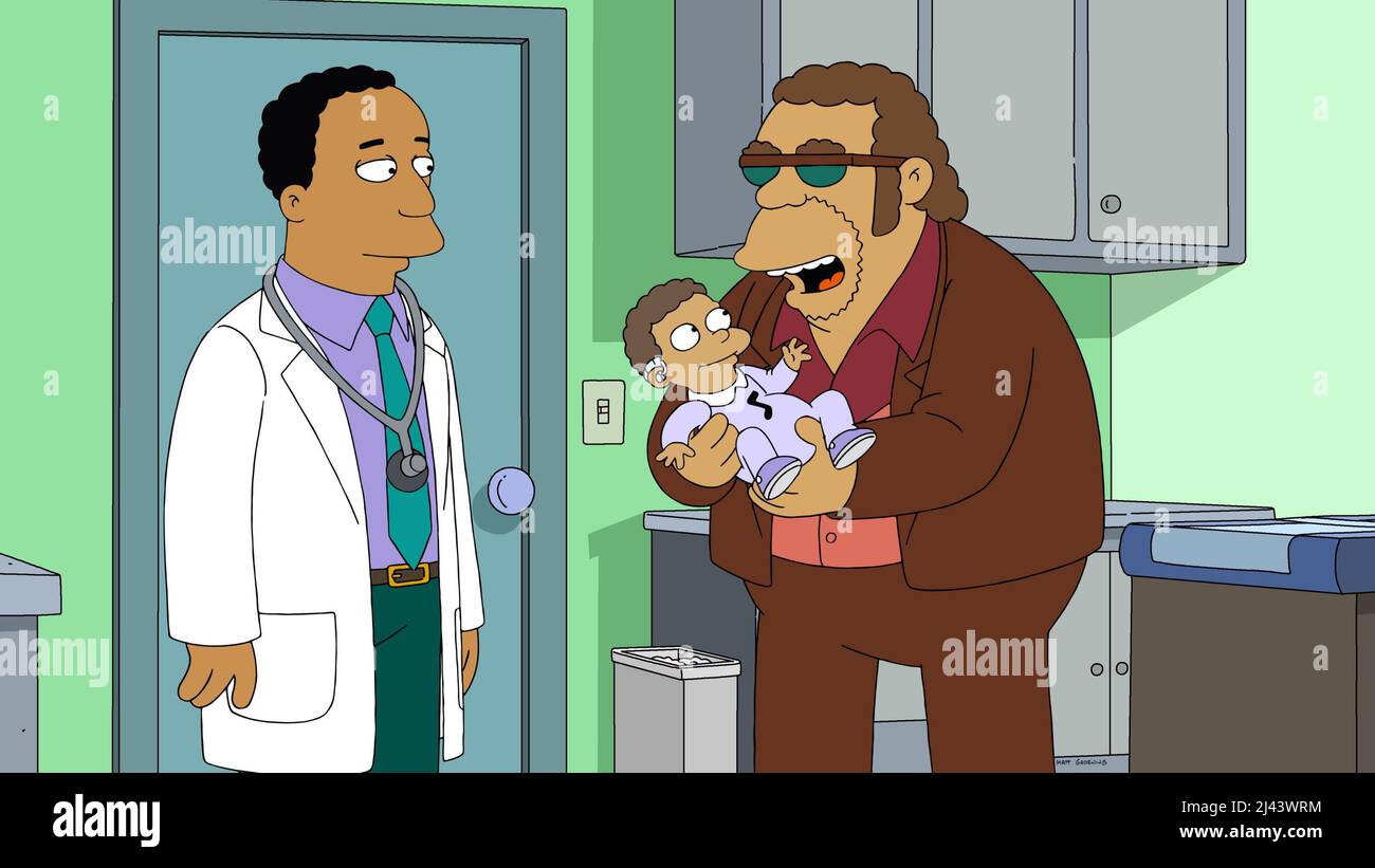 THE SIMPSONS, from left: Dr. Hibbert (voice: Kevin Michael Richardson ...